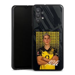 DeinDesign Galaxy A32 5G Handy Silikon H&uuml;lle Case schwarz Handyh&uuml;lle Nico Schlotterbeck Borussia Dortmund Bvb