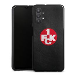 DeinDesign Galaxy A32 5G Handy Silikon H&uuml;lle Case schwarz Handyh&uuml;lle Official Licensed Product 1. Fc Kaiserslautern 1. Fck