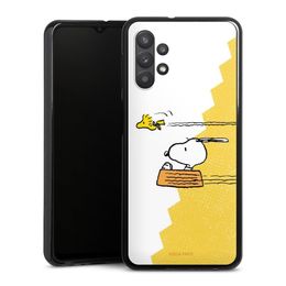 DeinDesign Galaxy A32 5G Handy Silikon H&uuml;lle Case schwarz Handyh&uuml;lle Children Peanuts Snoopy