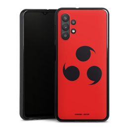 DeinDesign Galaxy A32 5G Handy Silikon H&uuml;lle Case schwarz Handyh&uuml;lle Official Licensed Product Sharingan Naruto Shippuden