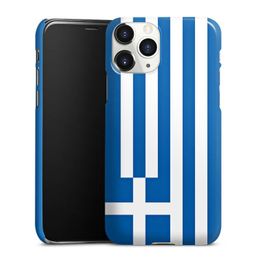 DeinDesign iPhone 11 Pro Handy Premium Case Smartphone Handyh&uuml;lle Schutzh&uuml;lle gl&auml;nzend Flag Greece Premium Case