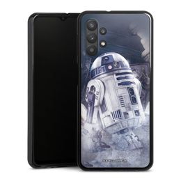 DeinDesign Galaxy A32 5G Handy Silikon H&uuml;lle Case schwarz Handyh&uuml;lle Star Wars Merchandise Robot