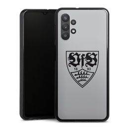 DeinDesign Galaxy A32 5G Handy Silikon H&uuml;lle Case schwarz Handyh&uuml;lle Vfb Stuttgart Official Licensed Product Logo