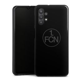DeinDesign Galaxy A32 5G Handy Silikon H&uuml;lle Case schwarz Handyh&uuml;lle 1. Fc N&uuml;rnberg Logo 1. Fcn