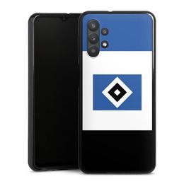 DeinDesign Galaxy A32 5G Handy Silikon H&uuml;lle Case schwarz Handyh&uuml;lle Bundesliga Official Licensed Product Hamburger Sv