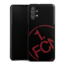 DeinDesign Galaxy A32 5G Handy Silikon H&uuml;lle Case schwarz Handyh&uuml;lle 1. Fcn Merchandise Texture