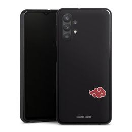 DeinDesign Galaxy A32 5G Handy Silikon H&uuml;lle Case schwarz Handyh&uuml;lle Akatsuki Official Licensed Product Naruto Shippuden
