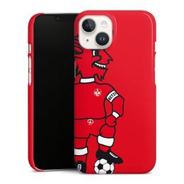 DeinDesign iPhone 14 Handy Premium Case Smartphone Handyh&uuml;lle Schutzh&uuml;lle gl&auml;nzend 1. Fc Kaiserslautern Official Licensed Product Soccer Premium Case