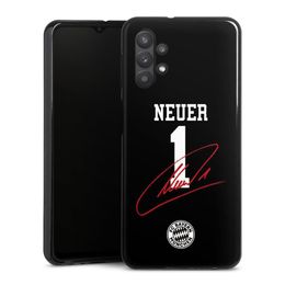 DeinDesign Galaxy A32 5G Handy Silikon H&uuml;lle Case schwarz Handyh&uuml;lle Manuel Neuer Fc Bayern M&uuml;nchen Fcb