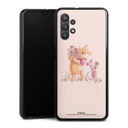 DeinDesign Galaxy A32 5G Handy Silikon H&uuml;lle Case schwarz Handyh&uuml;lle Winnie The Pooh Piglet Official Licensed Product Disney