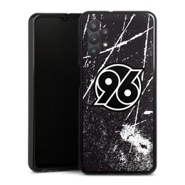DeinDesign Galaxy A32 5G Handy Silikon H&uuml;lle Case schwarz Handyh&uuml;lle Official Licensed Product H96 Hannover 96