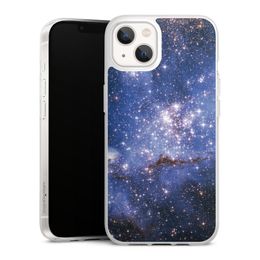 DeinDesign iPhone 13 Handy Silikon H&uuml;lle Case transparent Handyh&uuml;lle Galaxy Weltall Weltraum Silikon Case