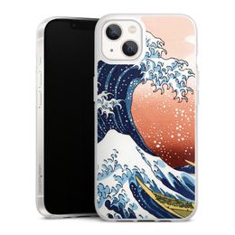 DeinDesign iPhone 13 Handy Silikon H&uuml;lle Case transparent Handyh&uuml;lle Die Gro&szlig;e Welle Vor Kanagawa Japan Art Silikon Case