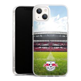 DeinDesign iPhone 13 Handy Silikon H&uuml;lle Case transparent Handyh&uuml;lle Stadium Rb Leipzig Official Licensed Product Silikon Case
