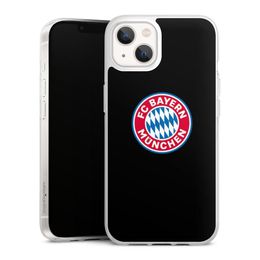 DeinDesign iPhone 13 Handy Silikon H&uuml;lle Case transparent Handyh&uuml;lle Fc Bayern M&uuml;nchen Logo Official Licensed Product Silikon Case