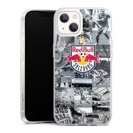 DeinDesign iPhone 13 Handy Silikon H&uuml;lle Case transparent Handyh&uuml;lle Salzburg Red Bull Fc Red Bull Salzburg Silikon Case