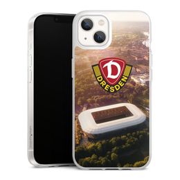 DeinDesign iPhone 13 Handy Silikon H&uuml;lle Case transparent Handyh&uuml;lle Sgd Sg Dynamo Dresden Stadium Silikon Case
