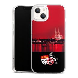 DeinDesign iPhone 13 Handy Silikon H&uuml;lle Case transparent Handyh&uuml;lle 1. Fc K&ouml;ln Skyline Official Licensed Product Silikon Case