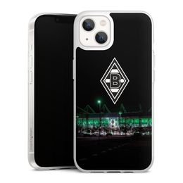 DeinDesign iPhone 13 Handy Silikon H&uuml;lle Case transparent Handyh&uuml;lle Borussia M&ouml;nchengladbach Official Licensed Product Stadium Silikon Case