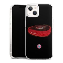 DeinDesign iPhone 13 Handy Silikon H&uuml;lle Case transparent Handyh&uuml;lle Fc Bayern M&uuml;nchen Fcb Official Licensed Product Stadium Silikon Case