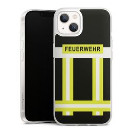 DeinDesign iPhone 13 Handy Silikon H&uuml;lle Case transparent Handyh&uuml;lle Fire Fighters Job Fire Fighter Silikon Case