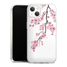 DeinDesign iPhone 13 Handy Silikon H&uuml;lle Case transparent Handyh&uuml;lle Aisa Japan Cherry Blossom Silikon Case