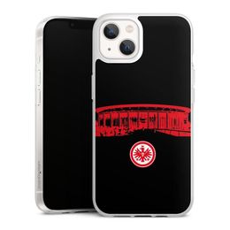 DeinDesign iPhone 13 Handy Silikon H&uuml;lle Case transparent Handyh&uuml;lle Official Licensed Product Eintracht Frankfurt Stadium Silikon Case