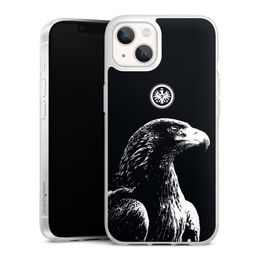 DeinDesign iPhone 13 Handy Silikon H&uuml;lle Case transparent Handyh&uuml;lle Attila Official Licensed Product Eintracht Frankfurt Silikon Case