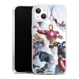 DeinDesign iPhone 13 Handy Silikon H&uuml;lle Case transparent Handyh&uuml;lle Marvel Avengers Official Licensed Product Silikon Case