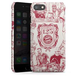 DeinDesign iPhone SE (2022) Handy Premium Case Smartphone Handyh&uuml;lle Schutzh&uuml;lle matt Fcb 125 Jahre Fc Bayern M&uuml;nchen Official Licensed Product Premium Case