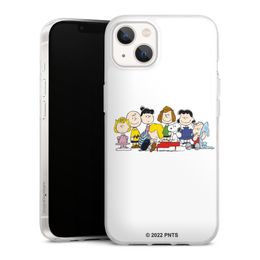 DeinDesign iPhone 13 Handy Silikon H&uuml;lle Case transparent Handyh&uuml;lle Peanuts Kindheit Merchandise Silikon Case