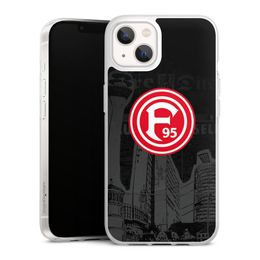 DeinDesign iPhone 13 Handy Silikon H&uuml;lle Case transparent Handyh&uuml;lle Official Licensed Product Logo Fortuna D&uuml;sseldorf Silikon Case