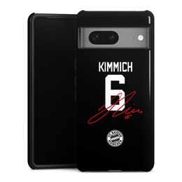 DeinDesign Google Pixel 7 Handy Panzer Handyh&uuml;lle robuste Outdoor H&uuml;lle Schutzh&uuml;lle gl&auml;nzend Fcb Fc Bayern M&uuml;nchen Kimmich Tough Case