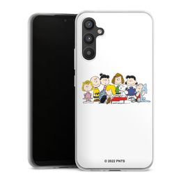 DeinDesign Galaxy A34 5G Handy Silikon H&uuml;lle Case transparent Handyh&uuml;lle Merchandise Kindheit Peanuts Silikon Case