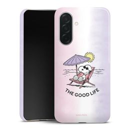 DeinDesign Galaxy A26 Handy Premium Case Smartphone Handyh&uuml;lle Schutzh&uuml;lle gl&auml;nzend Snoopy Official Licensed Product Peanuts Premium Case