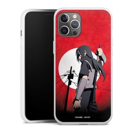 DeinDesign iPhone 12 Pro Max Handy Silikon H&uuml;lle Case wei&szlig; Handyh&uuml;lle Manga Naruto Shippuden Anime Silikon Case
