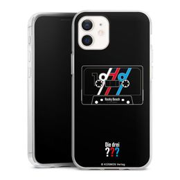 DeinDesign iPhone 12 Handy Silikon H&uuml;lle Case transparent Handyh&uuml;lle Official Licensed Product Die Drei ??? Cassette Silikon Case