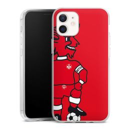DeinDesign iPhone 12 Handy Silikon H&uuml;lle Case transparent Handyh&uuml;lle 1. Fc Kaiserslautern Official Licensed Product Soccer Silikon Case