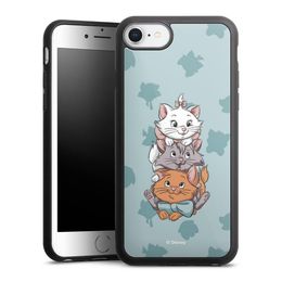 DeinDesign iPhone SE (2020) Handy Gallery Case Handyh&uuml;lle 9H Geh&auml;rtetes Glas R&uuml;ckseite H&uuml;lle Aristocats Cat Disney Gallery Case