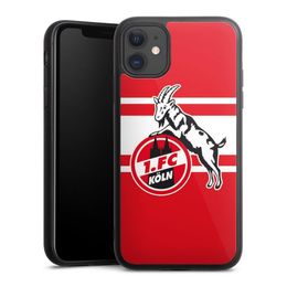DeinDesign iPhone 11 Handy Gallery Case Handyh&uuml;lle 9H Geh&auml;rtetes Glas R&uuml;ckseite H&uuml;lle 1. Fc K&ouml;ln Official Licensed Product Coat Of Arms Gallery Case