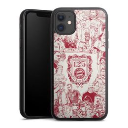 DeinDesign iPhone 11 Handy Gallery Case Handyh&uuml;lle 9H Geh&auml;rtetes Glas R&uuml;ckseite H&uuml;lle Official Licensed Product Fcb 125 Jahre Fc Bayern M&uuml;nchen Gallery Case