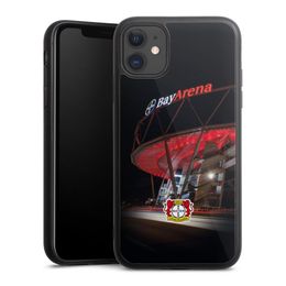 DeinDesign iPhone 11 Handy Gallery Case Handyh&uuml;lle 9H Geh&auml;rtetes Glas R&uuml;ckseite H&uuml;lle Official Licensed Product Bayer 04 Leverkusen Stadium Gallery Case