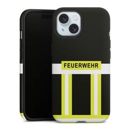 DeinDesign iPhone 15 Handy Panzer Handyh&uuml;lle robuste Outdoor H&uuml;lle Schutzh&uuml;lle matt Fire Fighters Job Fire Fighter Tough Case