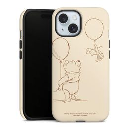 DeinDesign iPhone 15 Handy Panzer Handyh&uuml;lle robuste Outdoor H&uuml;lle Schutzh&uuml;lle matt Disney Official Licensed Product Winnie The Pooh Tough Case