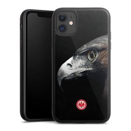 DeinDesign iPhone 11 Handy Gallery Case Handyh&uuml;lle 9H Geh&auml;rtetes Glas R&uuml;ckseite H&uuml;lle European Cup Eintracht Frankfurt Official Licensed Product Gallery Case