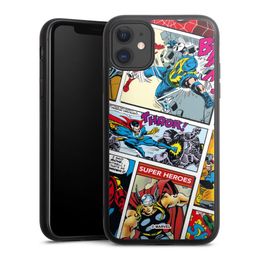 DeinDesign iPhone 11 Handy Gallery Case Handyh&uuml;lle 9H Geh&auml;rtetes Glas R&uuml;ckseite H&uuml;lle Avengers Comic Marvel Gallery Case