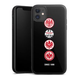 DeinDesign iPhone 11 Handy Gallery Case Handyh&uuml;lle 9H Geh&auml;rtetes Glas R&uuml;ckseite H&uuml;lle Eintracht Frankfurt Soccer Sge Gallery Case