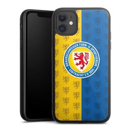 DeinDesign iPhone 11 Handy Gallery Case Handyh&uuml;lle 9H Geh&auml;rtetes Glas R&uuml;ckseite H&uuml;lle Eintracht Braunschweig Logo Official Licensed Product Gallery Case