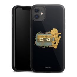 DeinDesign iPhone 11 Handy Gallery Case Handyh&uuml;lle 9H Geh&auml;rtetes Glas R&uuml;ckseite H&uuml;lle Guardians Of The Galaxy Groot Marvel Gallery Case