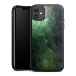 DeinDesign iPhone 11 Handy Gallery Case Handyh&uuml;lle 9H Geh&auml;rtetes Glas R&uuml;ckseite H&uuml;lle Tarnmuster Geometric Mosaic Gallery Case